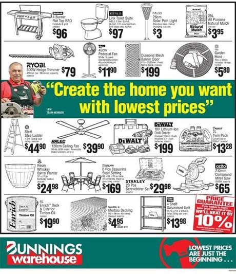 Bunnings Online Catalogue February Prices Hand Tools and Power Tools ...