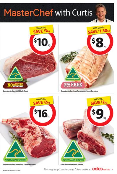 Coles Catalogue Masterchef Recipes 10 July 2015 | Catalogue AU