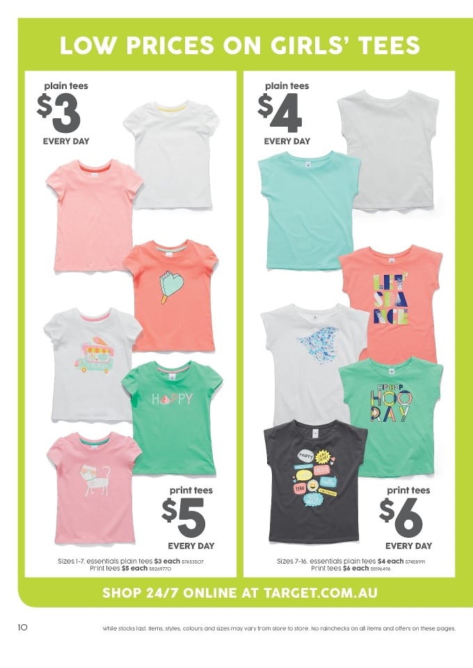 Target Girls Clothing Catalogue 1 - 6 Jan 2016 | Catalogue AU