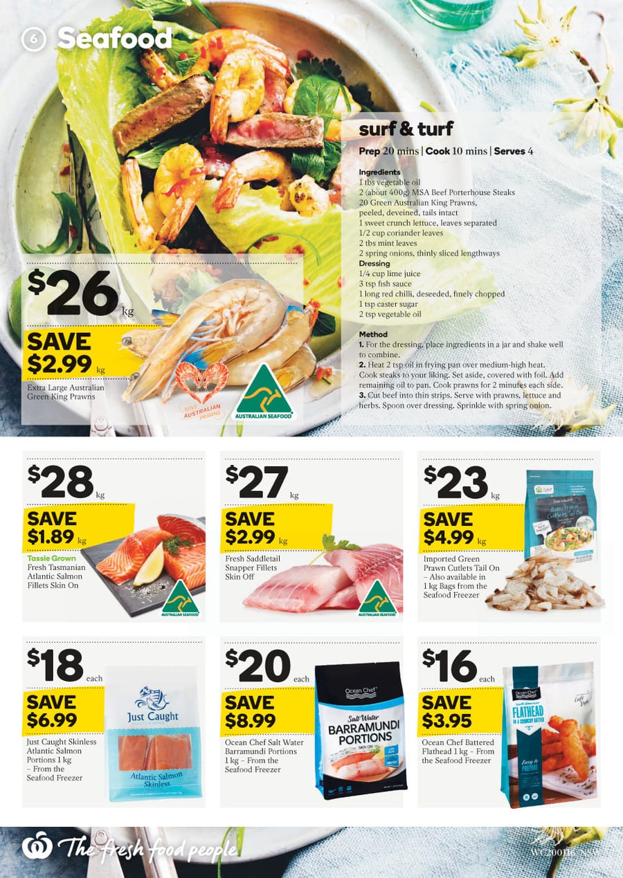 Woolworths Seafood Catalogue 22 - 27 Jan 2016 | Catalogue AU