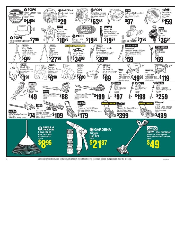 Bunnings Work Items Catalogue Feb 2016 | Catalogue AU