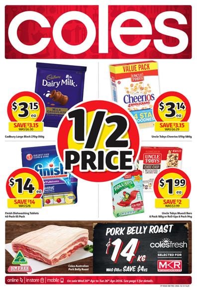 Coles Catalogue Sale 20 Apr 2016 | Catalogue AU