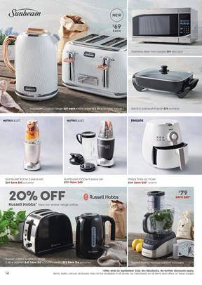 Target Catalogue Home Appliances 13 - 19 Sep 2018 | Catalogue AU
