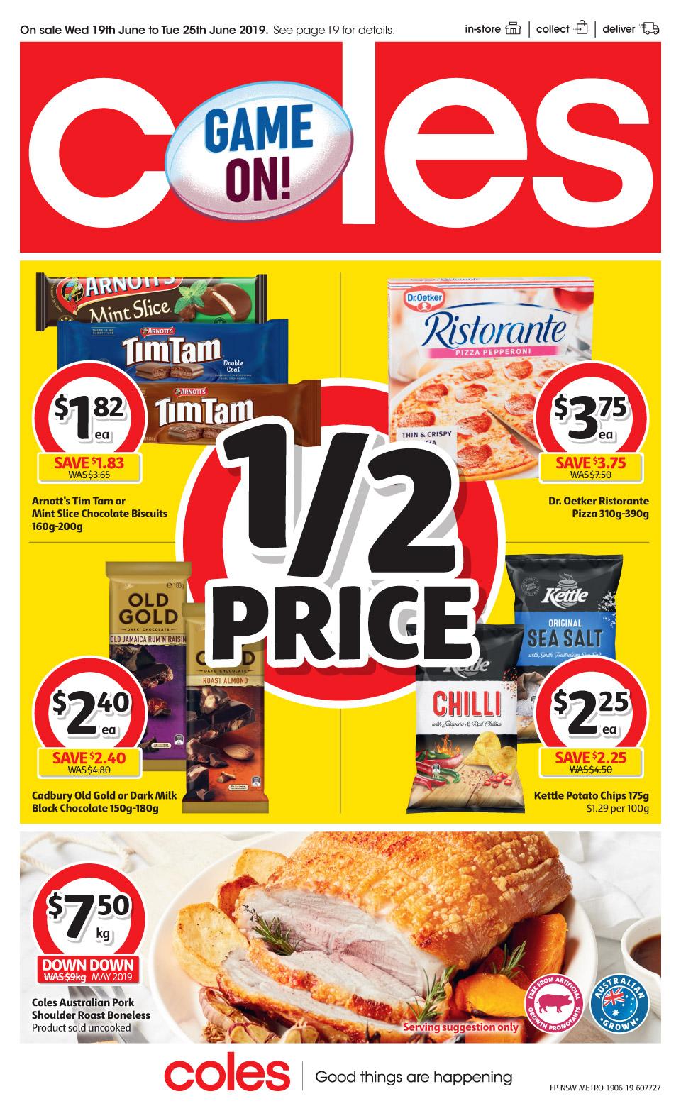 Coles Catalogue Grocery Sale 19 - 25 Jun 2019 | Catalogue AU