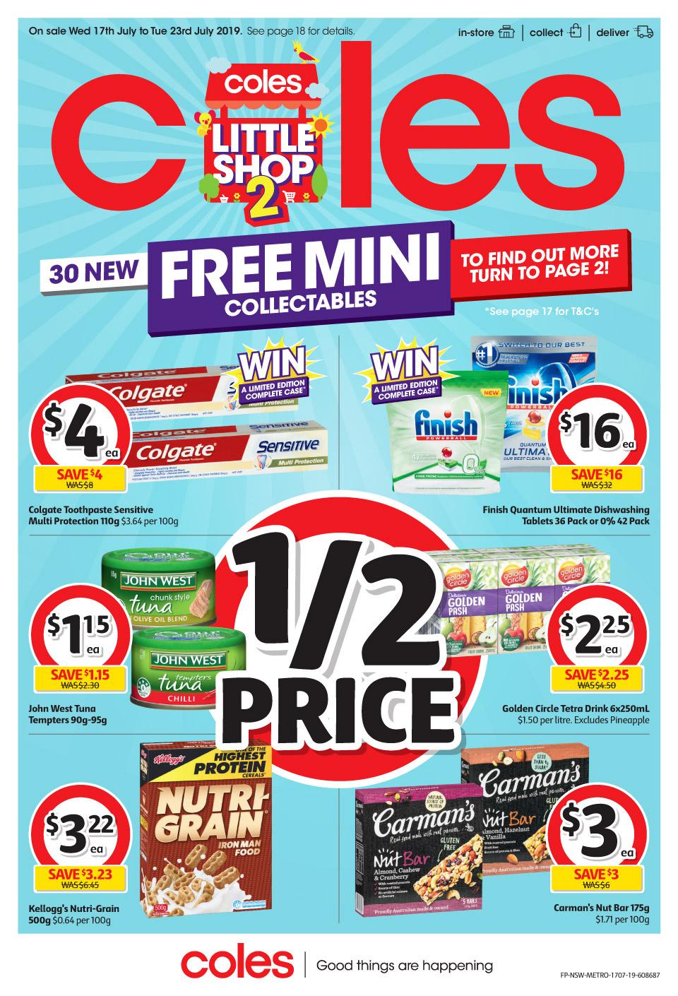 Coles Catalogue New Free Mini Collectables 17 - 23 Jul 2019 | Catalogue AU