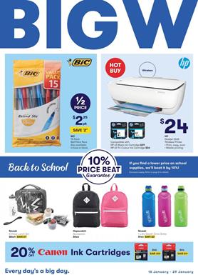 Big W Back to School Basics 2 - 15 Jan 2020 | Catalogue AU