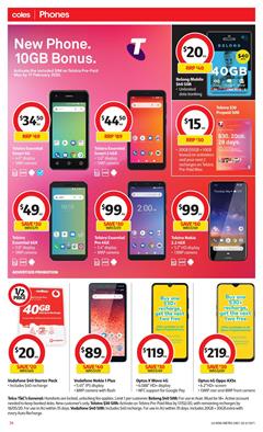 Coles Phone Deals 29 Jan - Feb 4, 2020 | Catalogue AU
