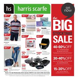 Harris Scarfe Catalogue Stocktake 22 - 29 Jan 2020 | Catalogue AU