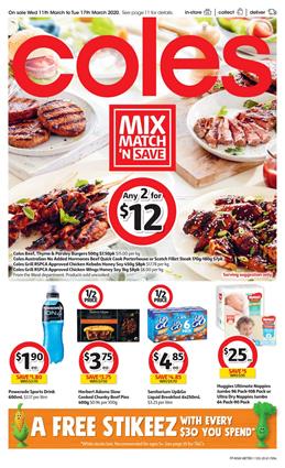 Coles Catalogue Sale 11 - 17 Mar 2020 | Catalogue AU