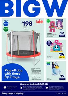 Big W Toy Mania Continues | New Catalogue 2 - 15 Jul - Catalogue AU