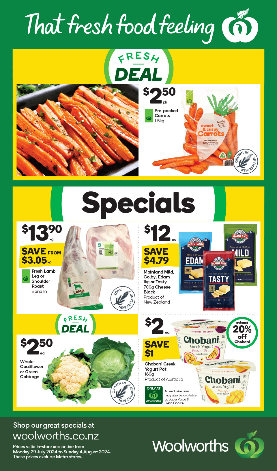 Woolworths Mailer (Countdown) 31 Jul - 6 Aug 2024 - Catalogue AU