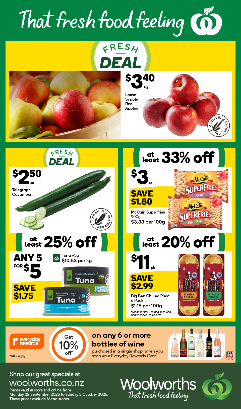 Woolworths Mailer (Countdown) 6 - 12 Oct 2025 | Catalogue AU