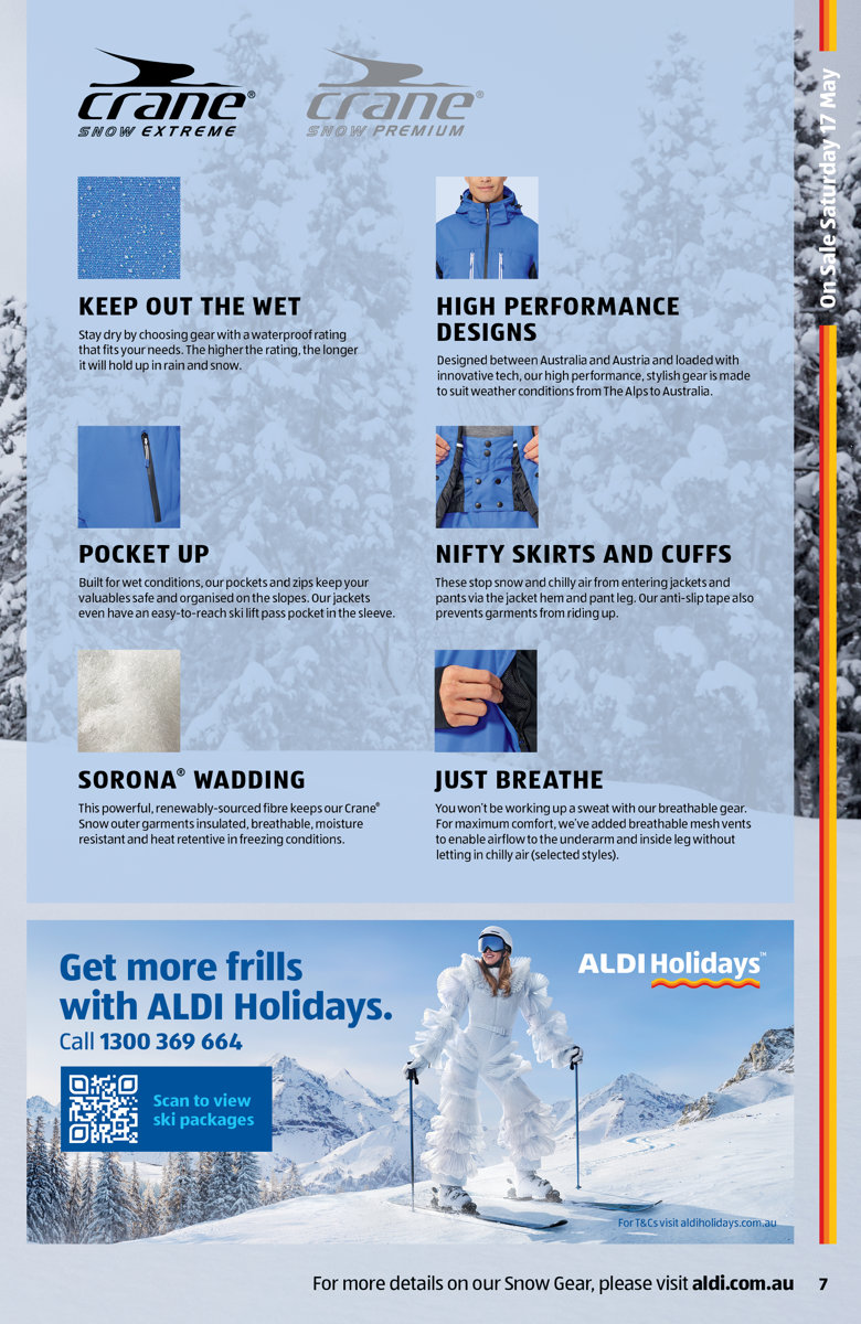 ALDI Catalogue Snow Gear 17 - 20 May 2025 | Catalogue AU