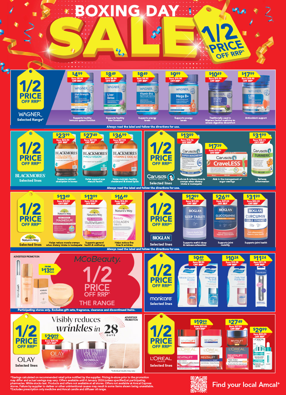 Amcal Catalogue December 24, 2025 - January 4, 2026 Boxing Day Sale ...
