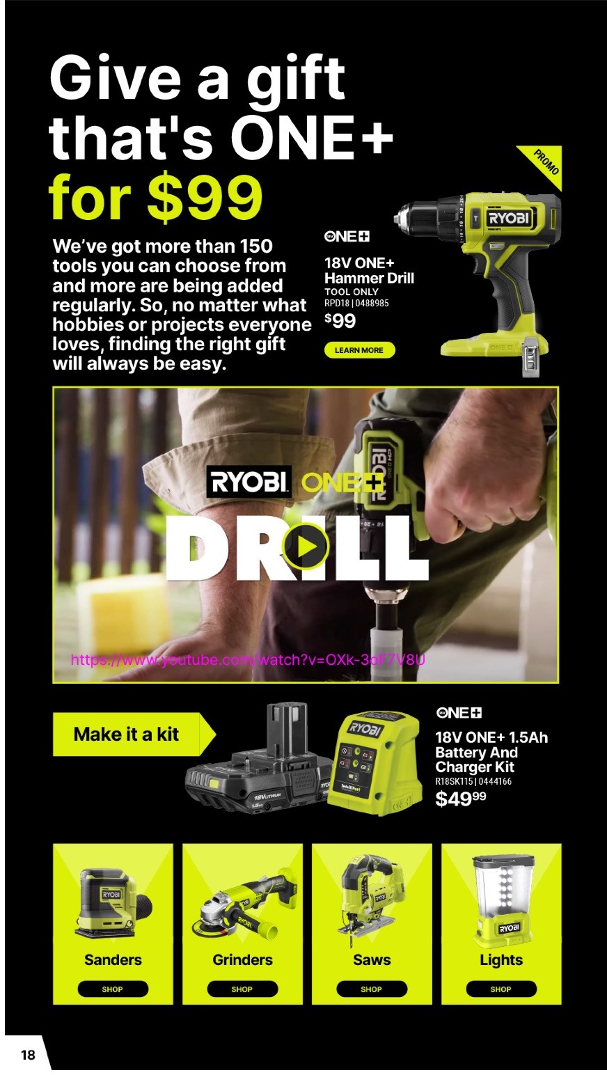 Bunnings Catalogue Ryobi Dec 2023 | Catalogue AU