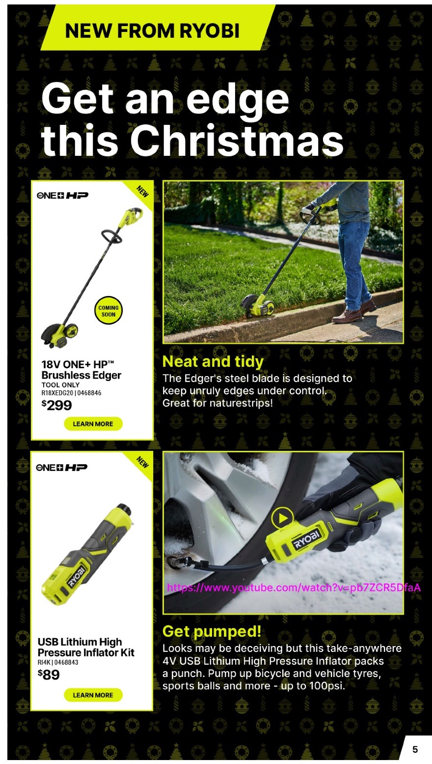 Bunnings Catalogue Ryobi Dec 2023 | Catalogue AU