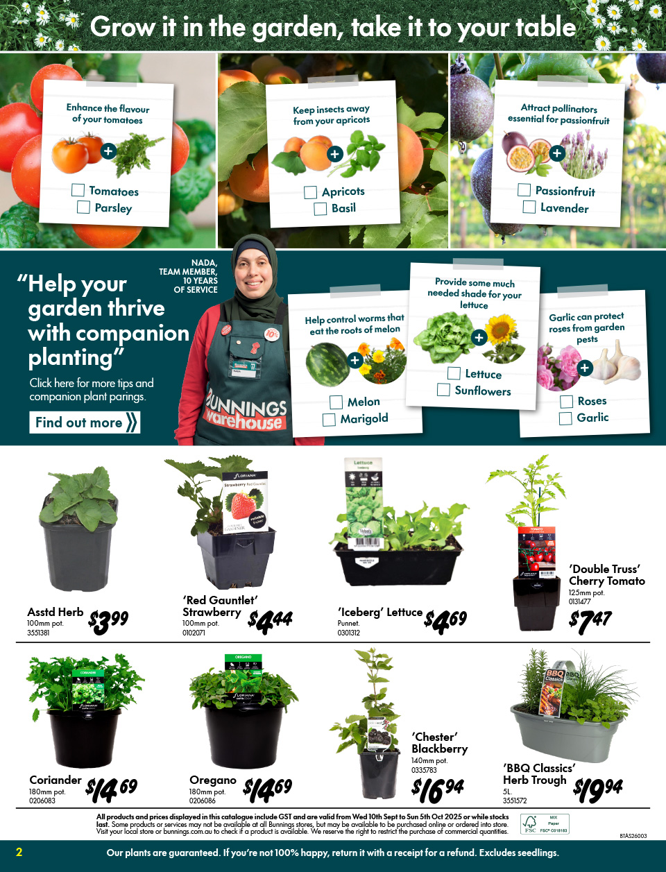 Bunnings Catalogue September 10 - October 5, 2025 Bring on Spring ...