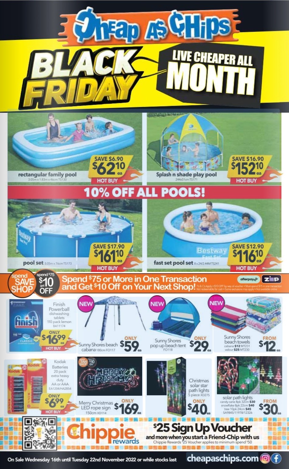 Cheap As Chips Catalogue 16 - 22 Nov 2022 - Catalogue AU