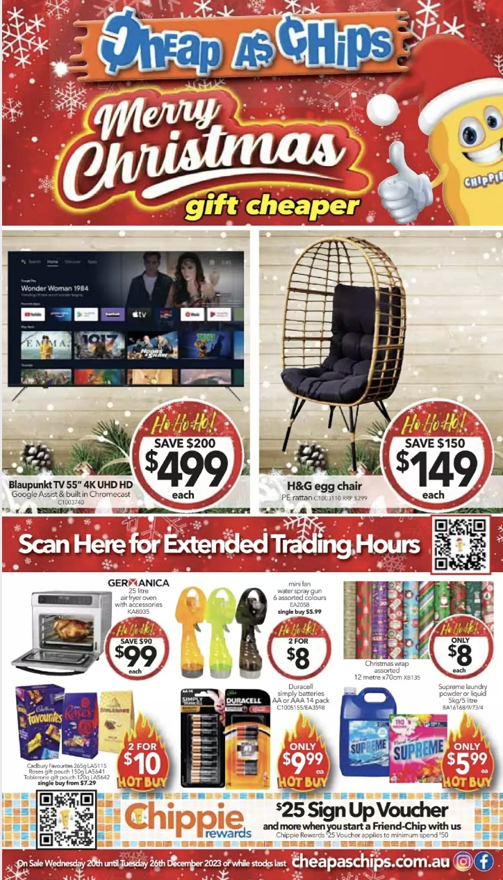 Cheap as Chips Catalogue 20 - 26 Dec 2023 | Catalogue AU