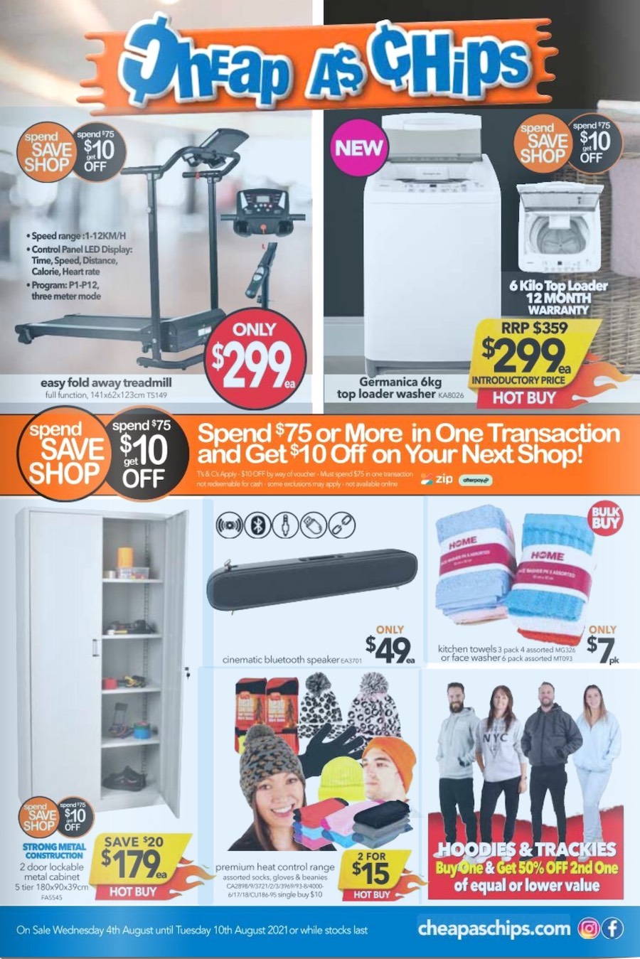 Cheap As Chips Catalogue 4 - 10 Aug 2021 - Catalogue AU