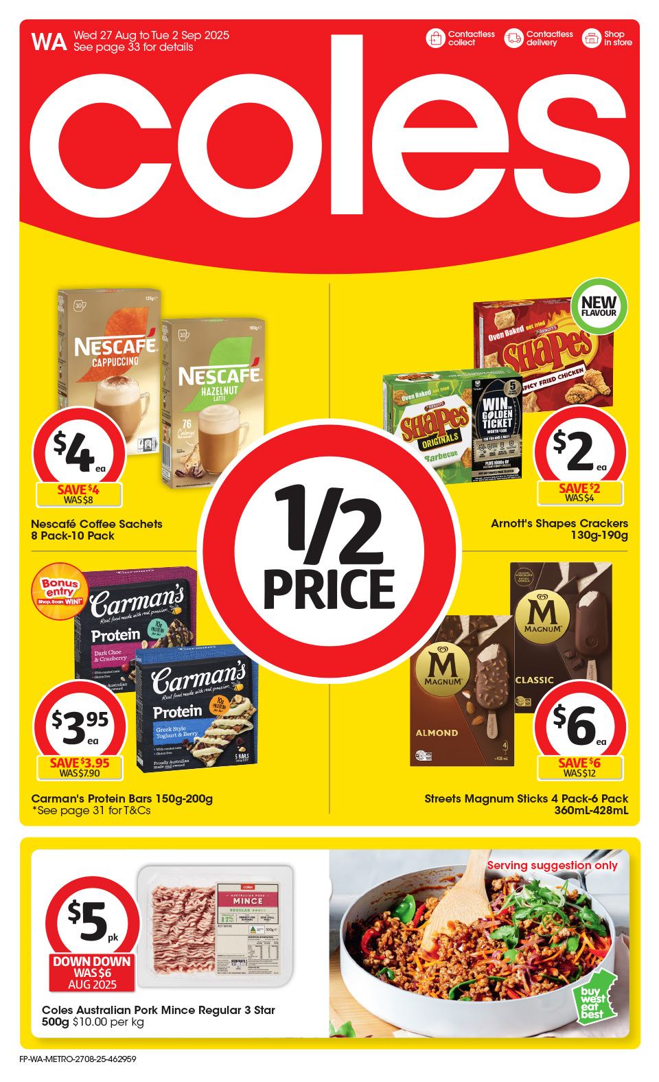 Coles Catalogue August 27 - September 2, 2025 WA METRO | Catalogue AU