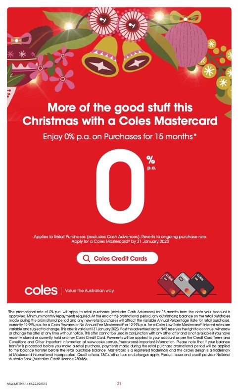 Coles Catalogue Christmas 14 - 20 Dec 2022 | Catalogue AU