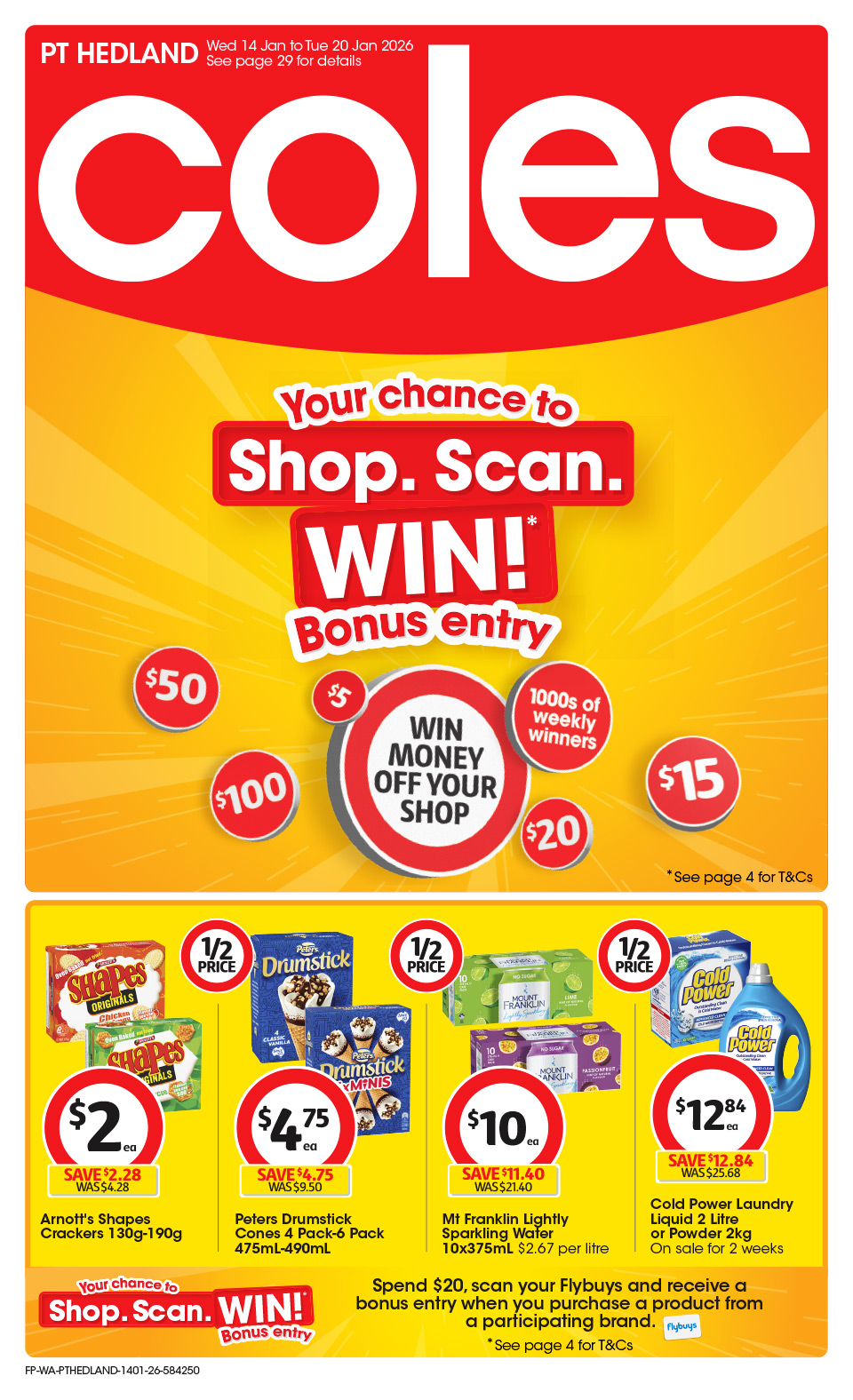 Coles Catalogue January 14 - 20, 2026 WA PT HEDLAND | Catalogue AU