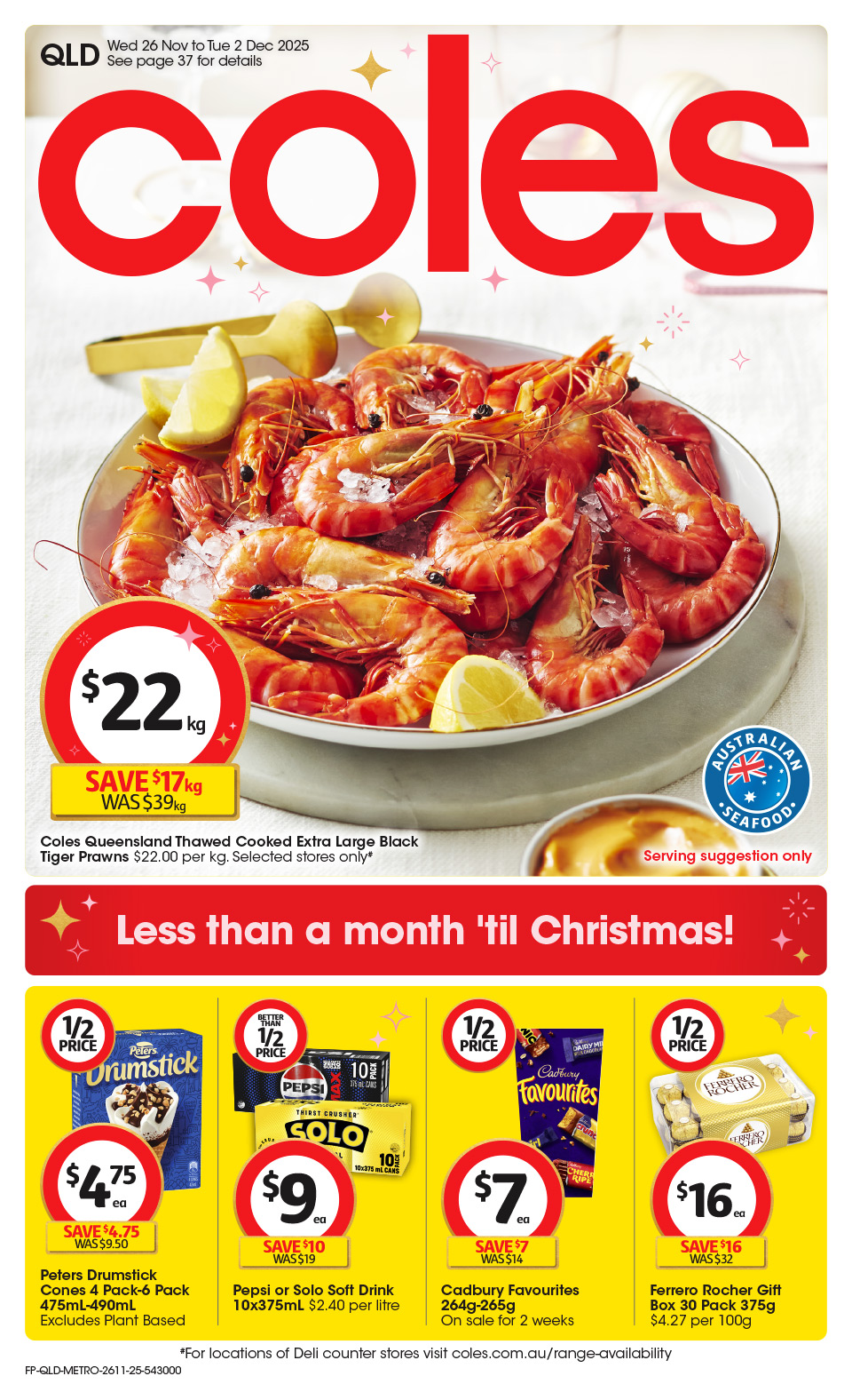 Coles Catalogue November 26 - December 2, 2025 QLD METRO | Catalogue AU