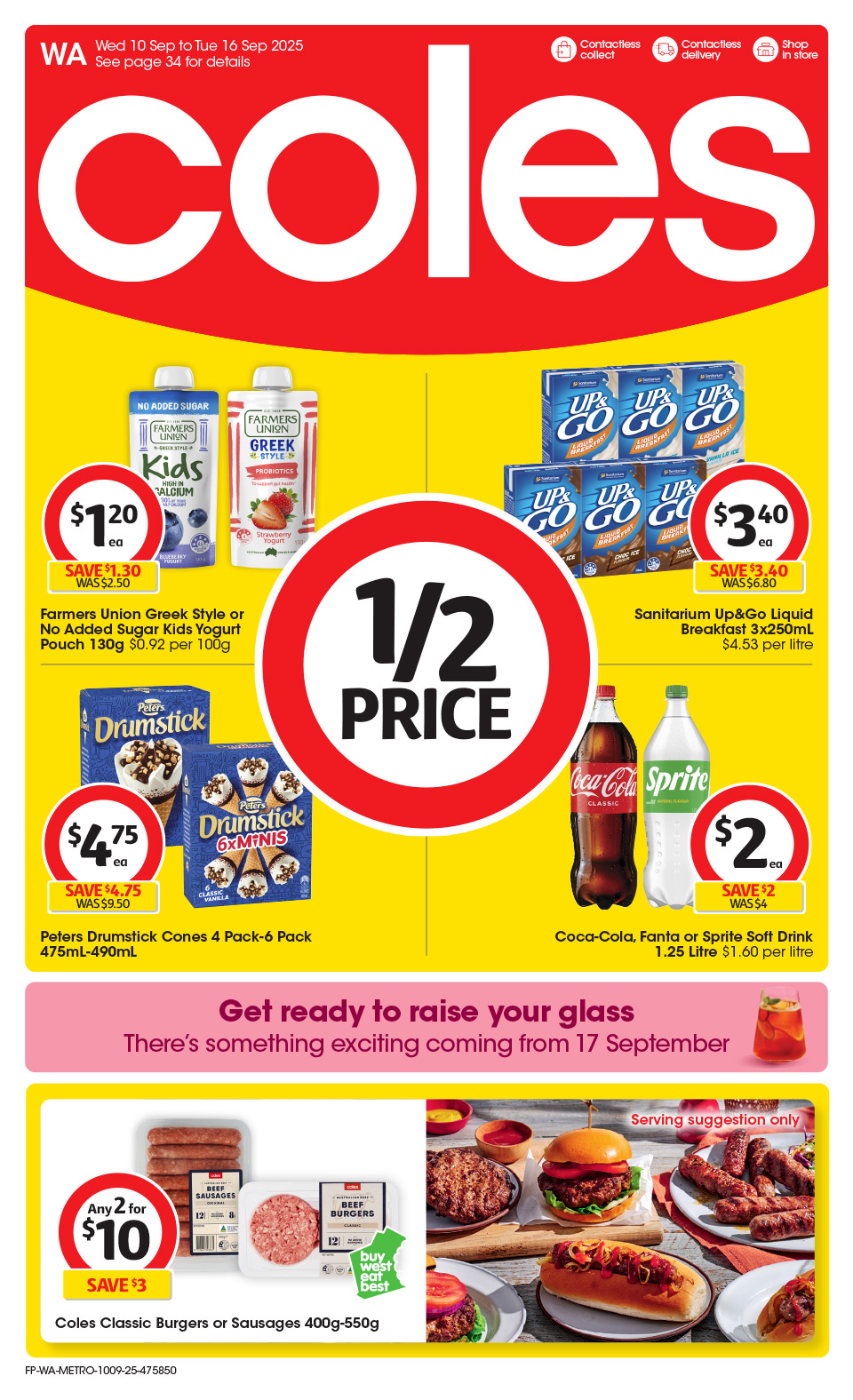 Coles Catalogue September 10 - 16, 2025 WA METRO | Catalogue AU