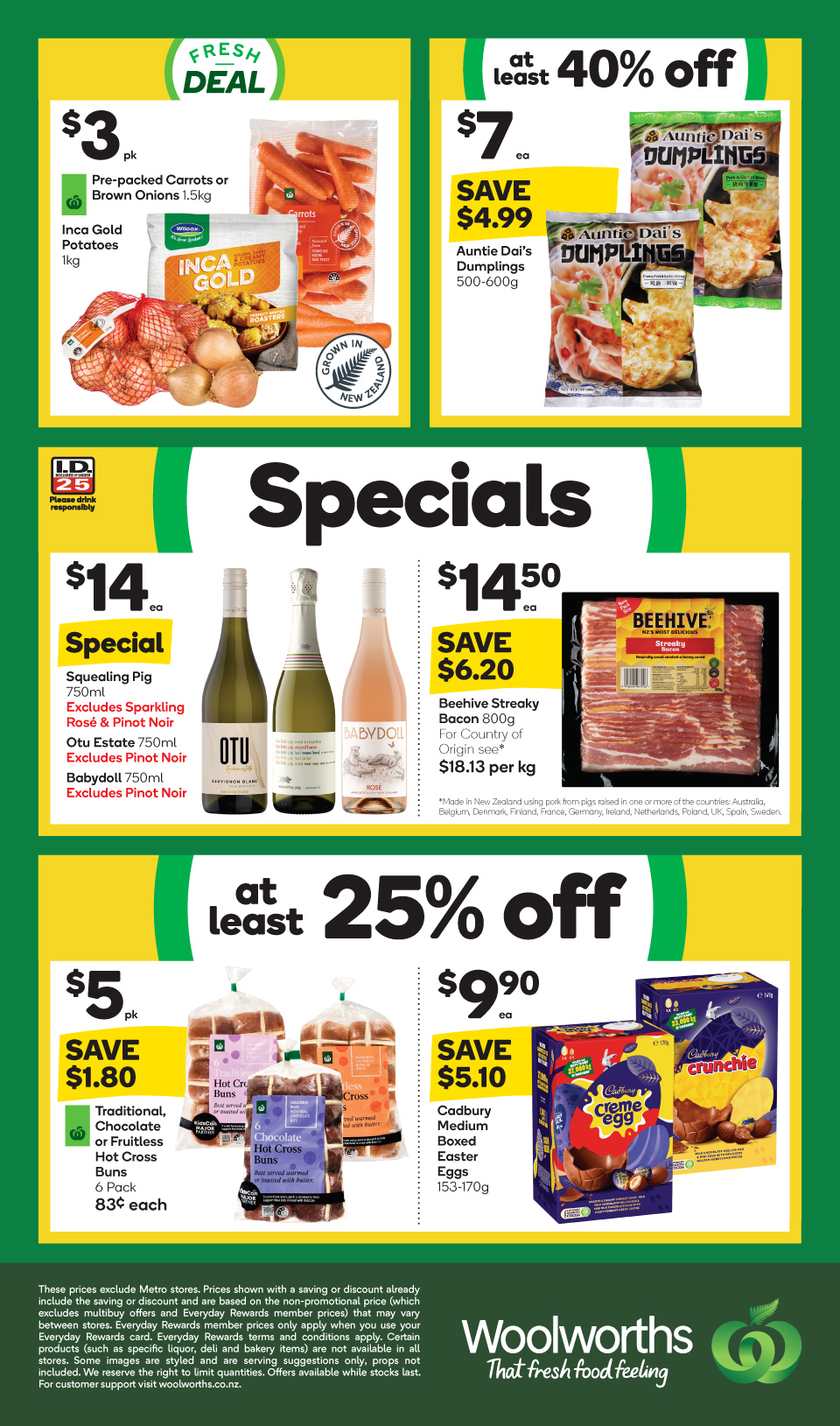 Woolworths Weekly Woolworths Mailer (Countdown) April 20 - 27, 2025 ...