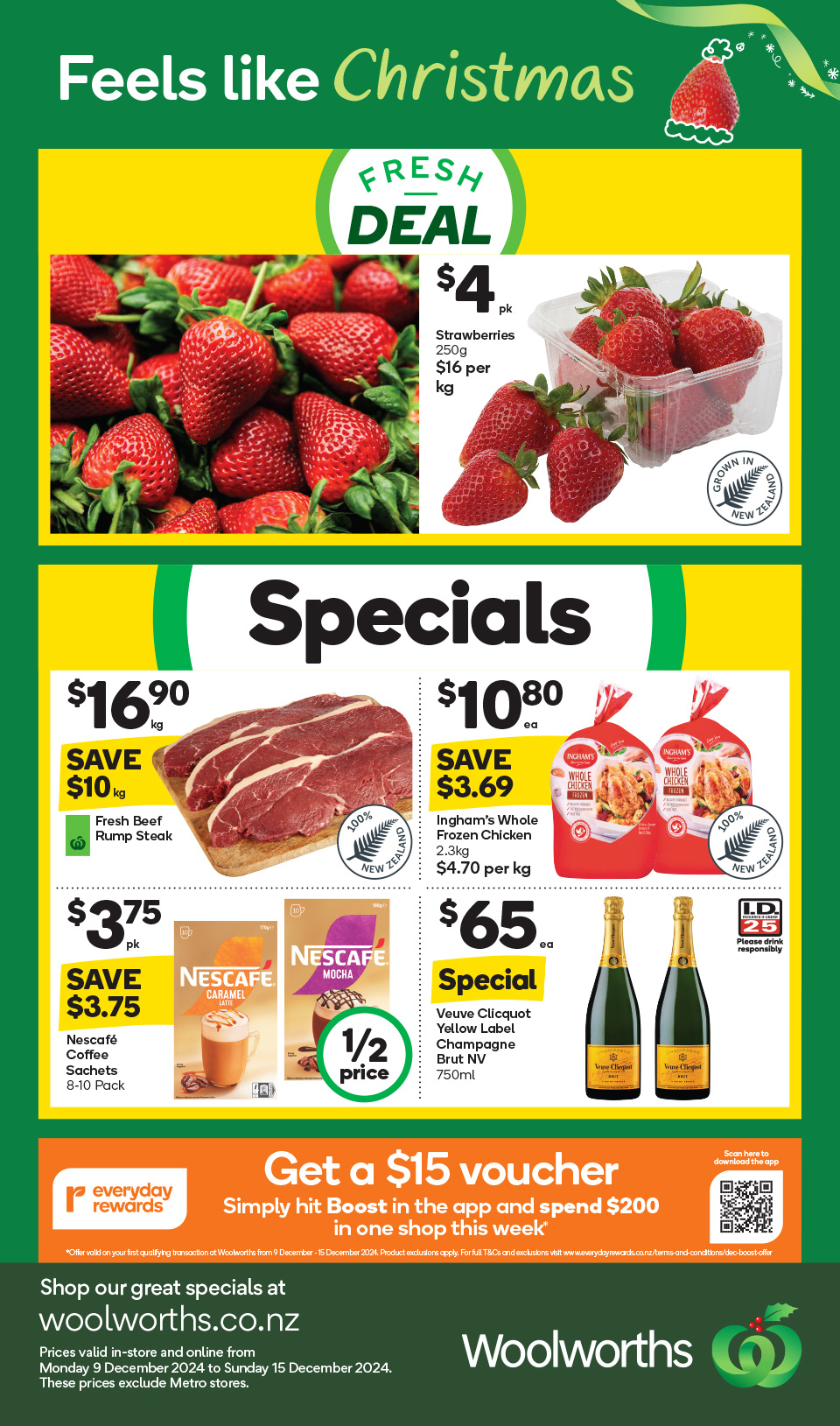 Woolworths Weekly Woolworths Mailer (Countdown) December 8 - 15, 2024 ...