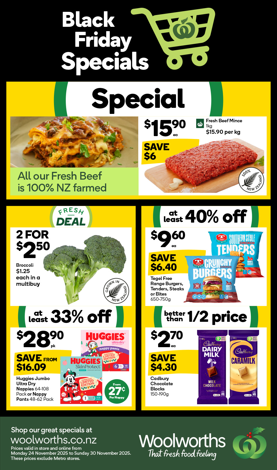 Woolworths Weekly Woolworths Mailer (Countdown) November 23 - 30, 2025 ...