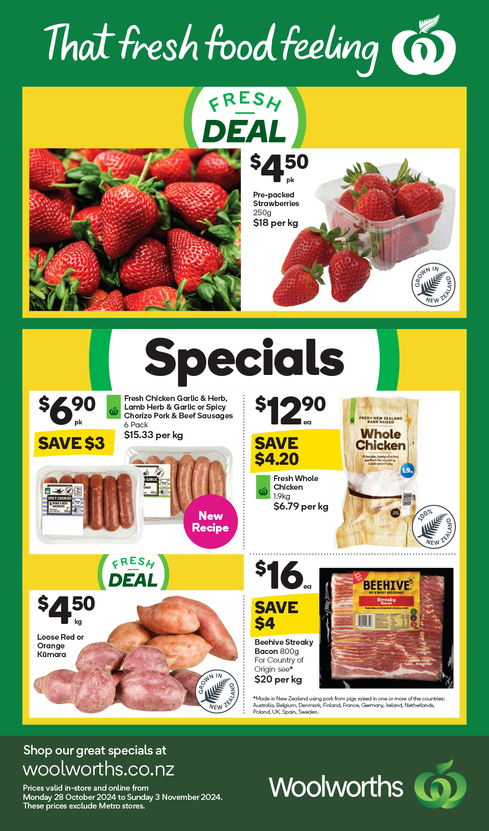 Woolworths Weekly Woolworths Mailer (Countdown) October 27 - November 3 ...