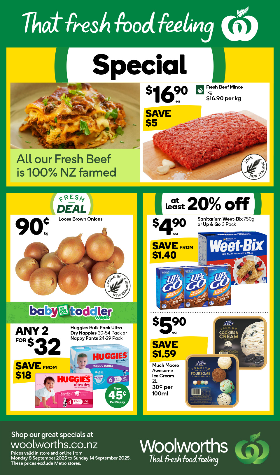 Woolworths Weekly Woolworths Mailer (Countdown) September 7 - 14, 2025 ...