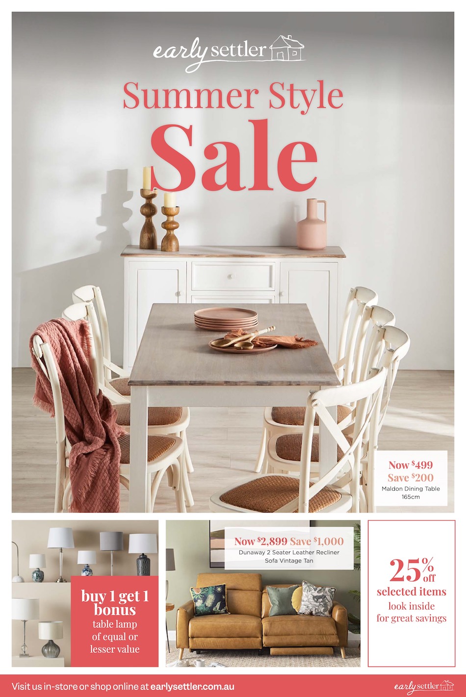 Early Settler Catalogue 20 Sep - 15 Oct 2023 - Catalogue AU