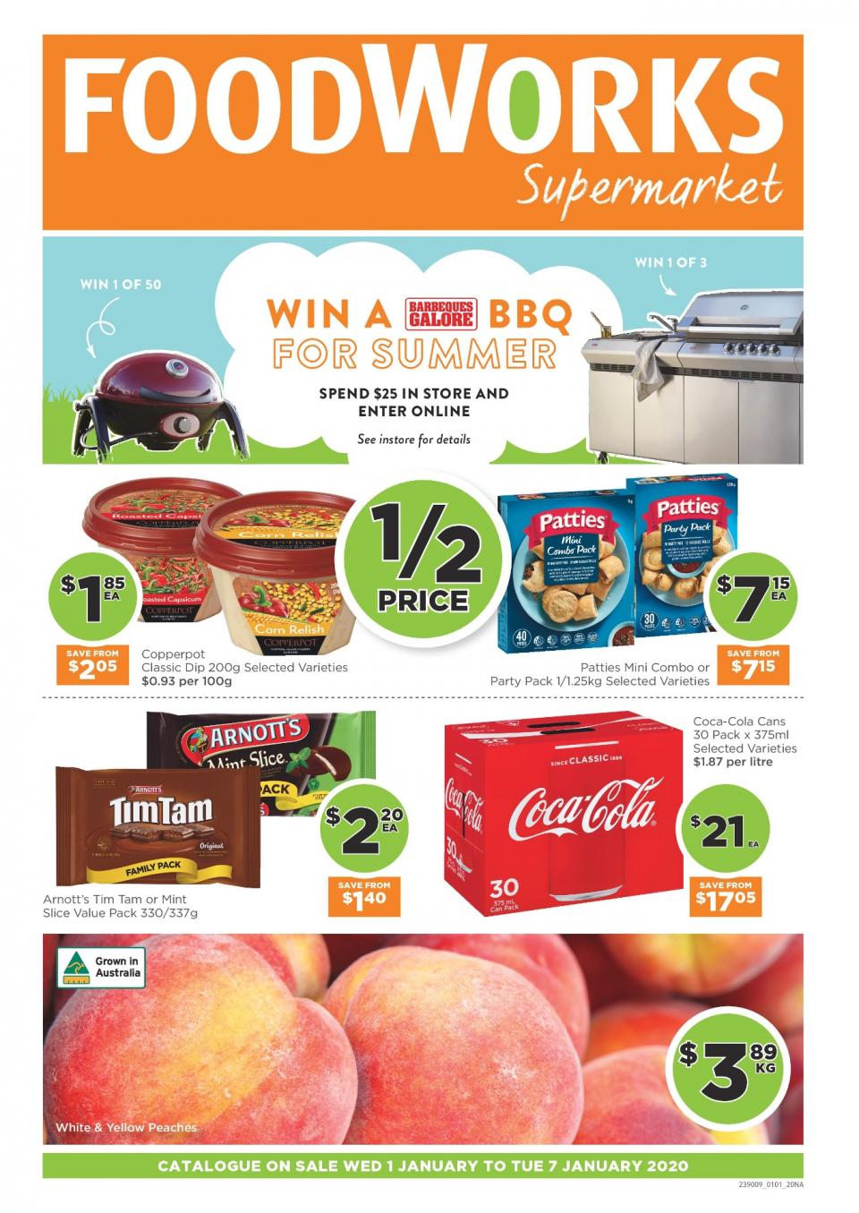 Foodworks Catalogue 1 - 7 Jan 2020 | Catalogue AU