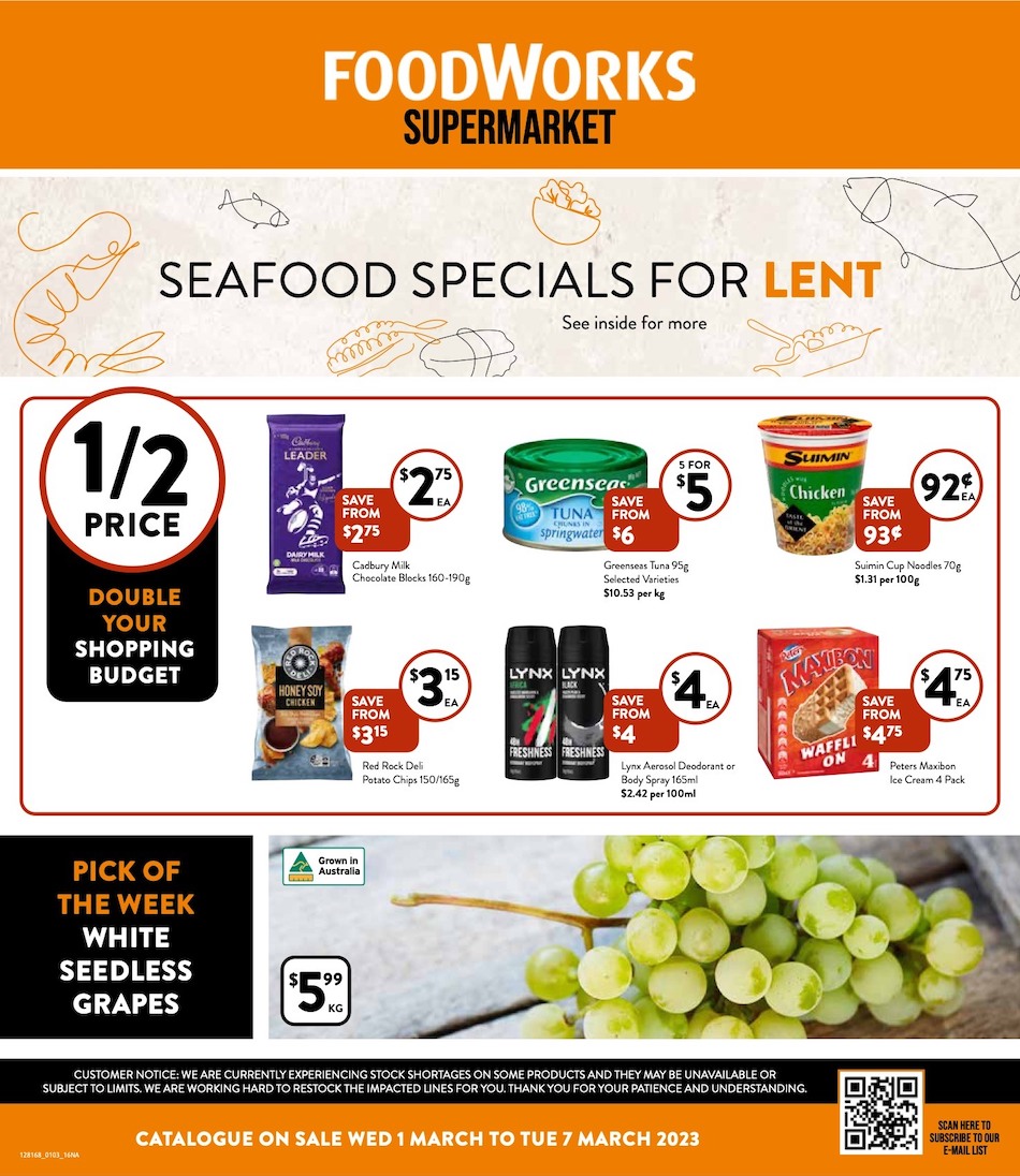 Foodworks Catalogue 1 - 7 Mar 2023 | Catalogue AU