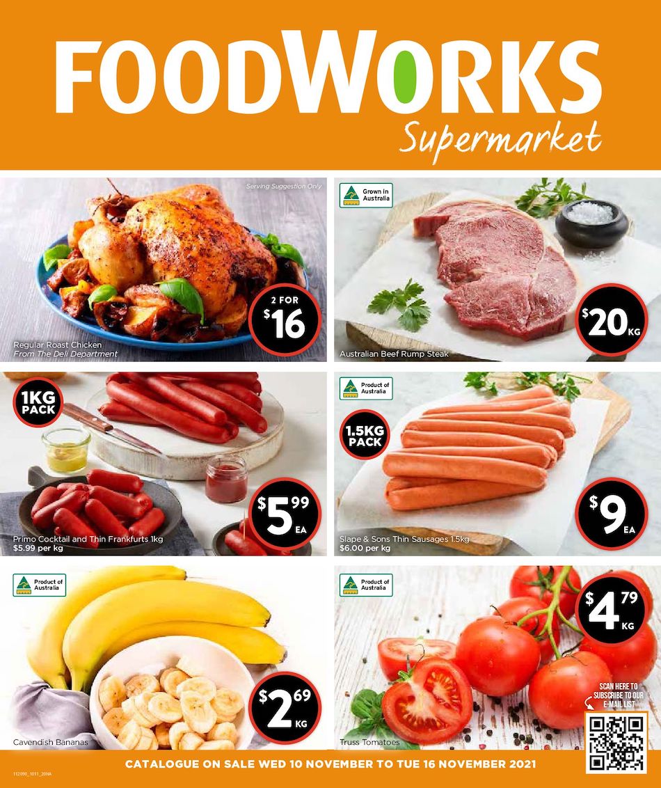Foodworks Catalogue 10 - 16 Nov 2021 | Catalogue AU