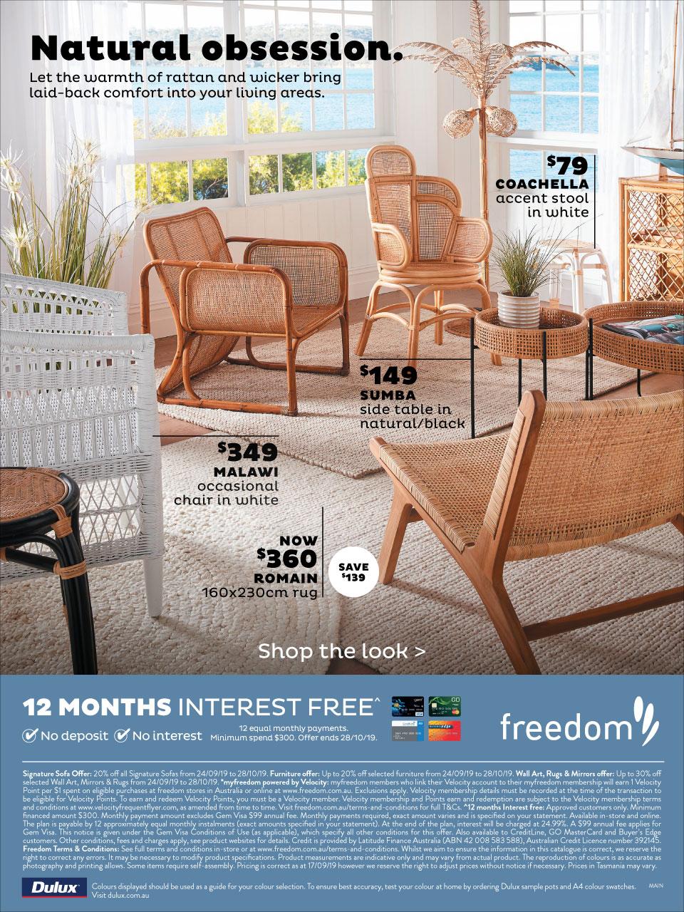 Freedom Furniture Catalogue 24 Sep - 28 Oct 2019 | Catalogue AU