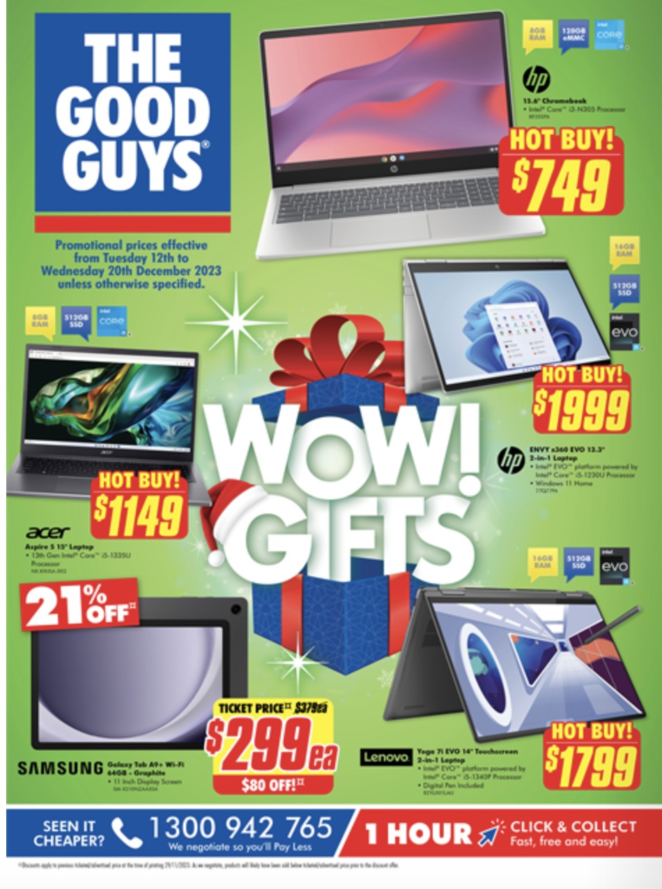The Good Guys Catalogue Christmas 12 - 20 Dec 2023 | Catalogue AU