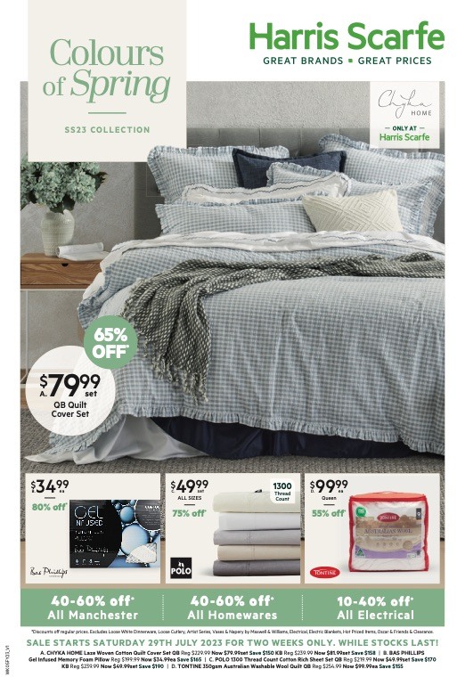 Harris Scarfe Catalogue 29 Jul - 12 Aug 2023 | Catalogue AU