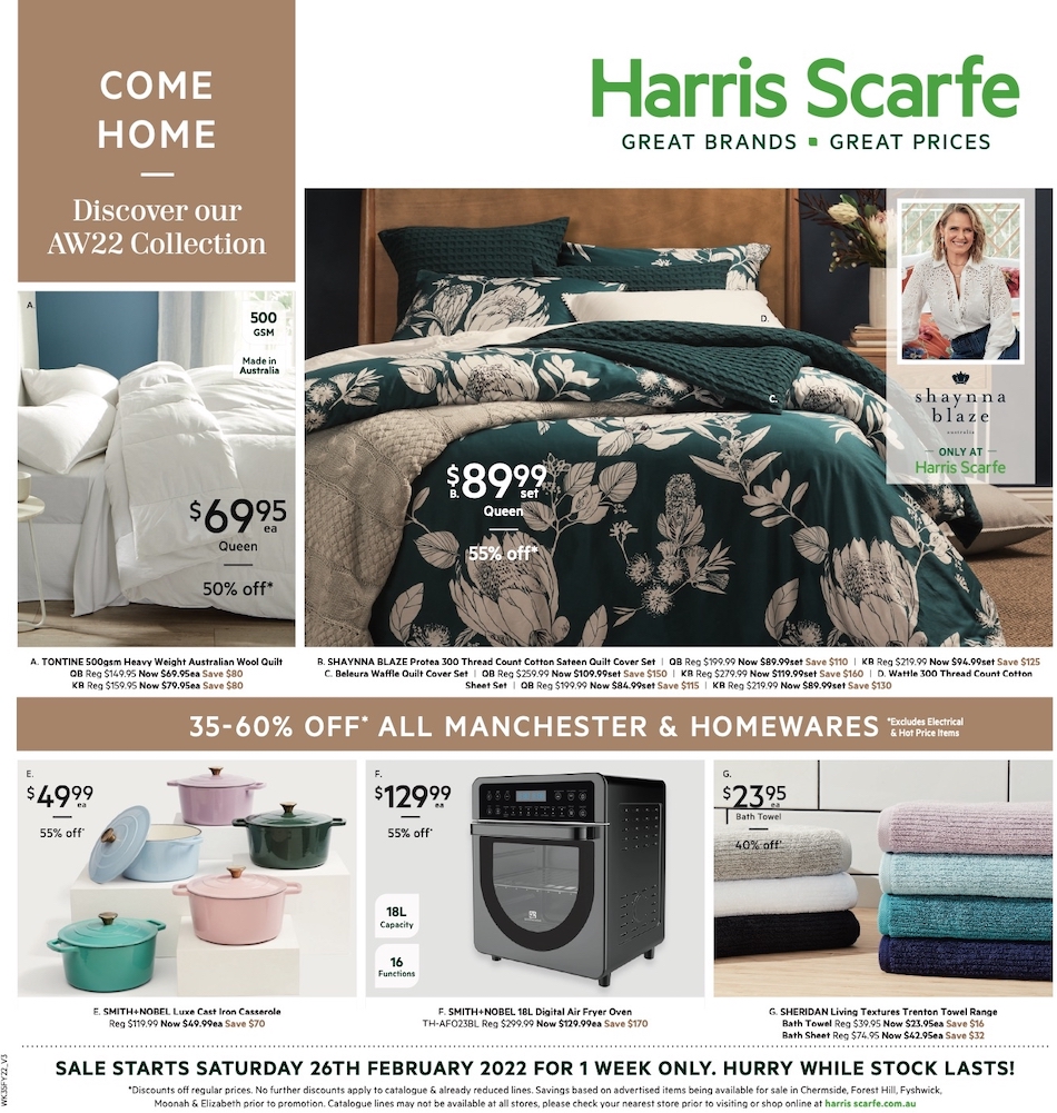 Harris Scarfe Catalogue Home 27 Feb 2022 | Catalogue AU