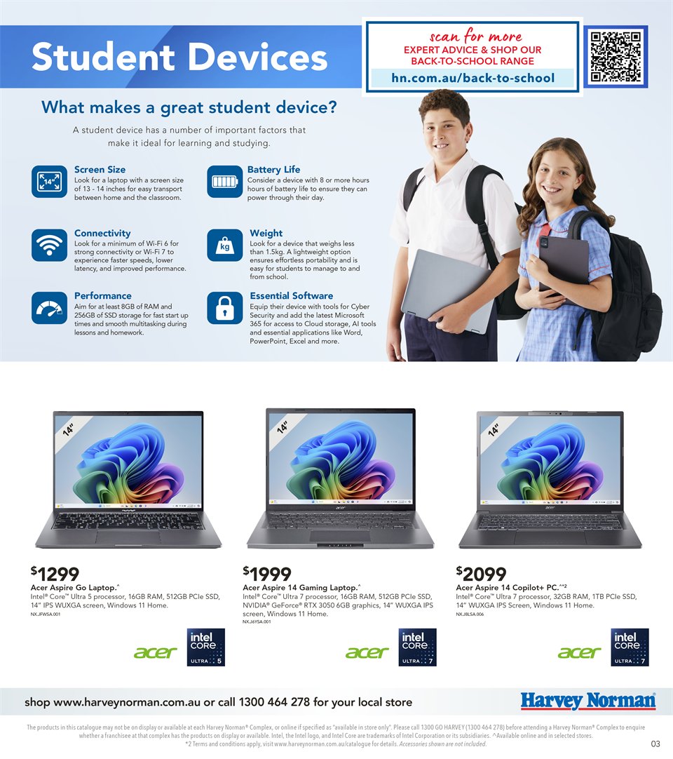 Harvey Norman Catalogue Back to School January 13 - 31, 2026 | Catalogue AU