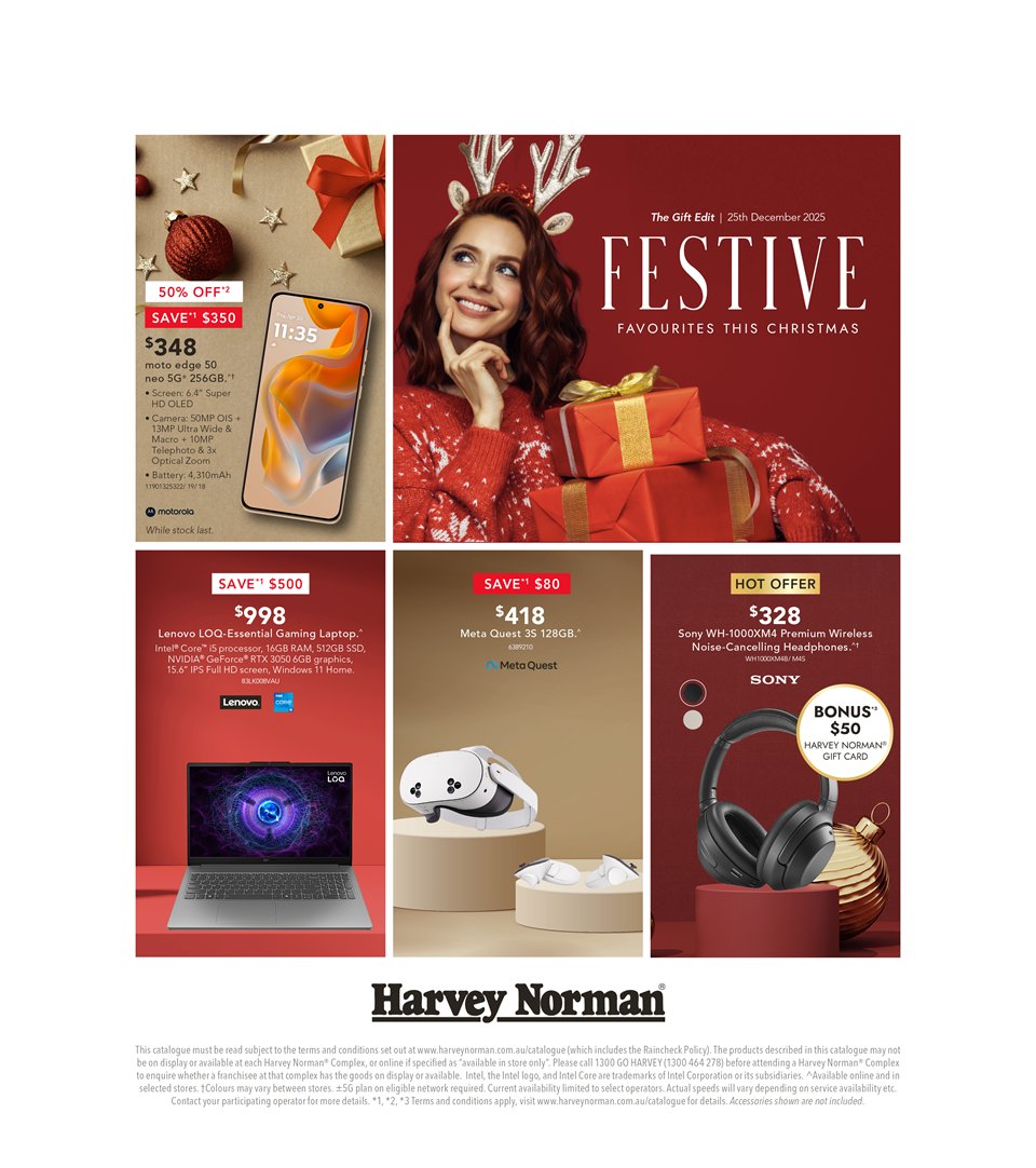 Harvey Norman Catalogue Computers & Tech Christmas Gift Guide December ...