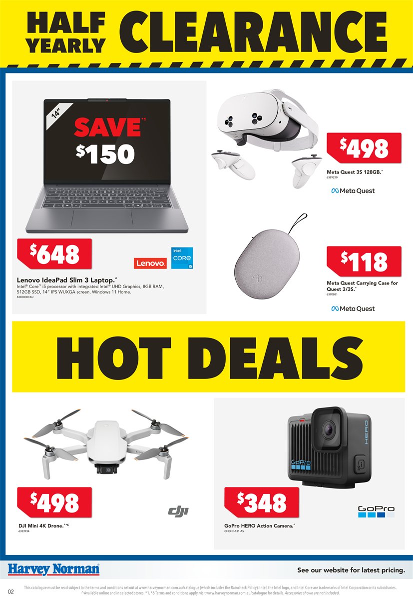 Harvey Norman Catalogue Computers & Tech Clearance Digital January 3 ...