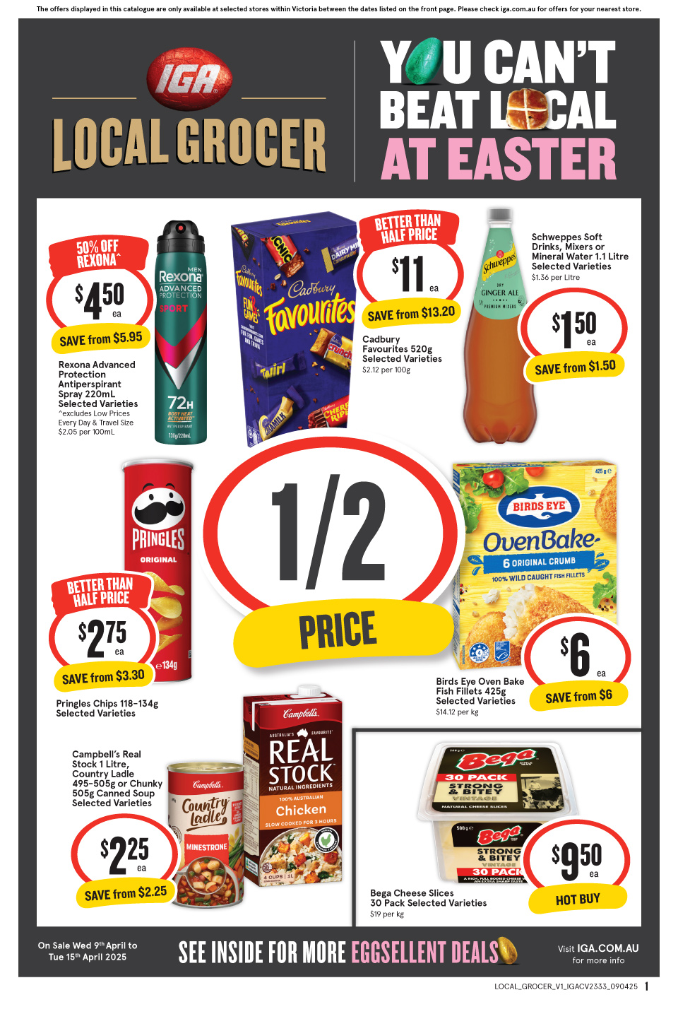 IGA Catalogue April 8 - 15, 2025 VIC Local Grocer | Catalogue AU