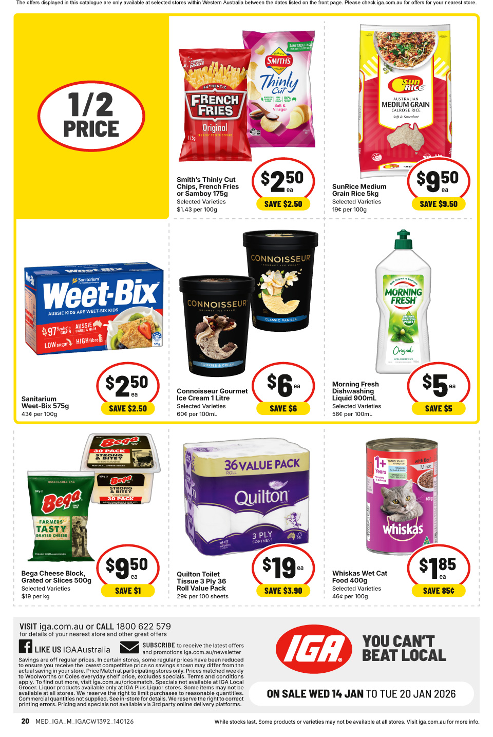 IGA Catalogue January 14 - 20, 2026 Medium Metro | Catalogue AU