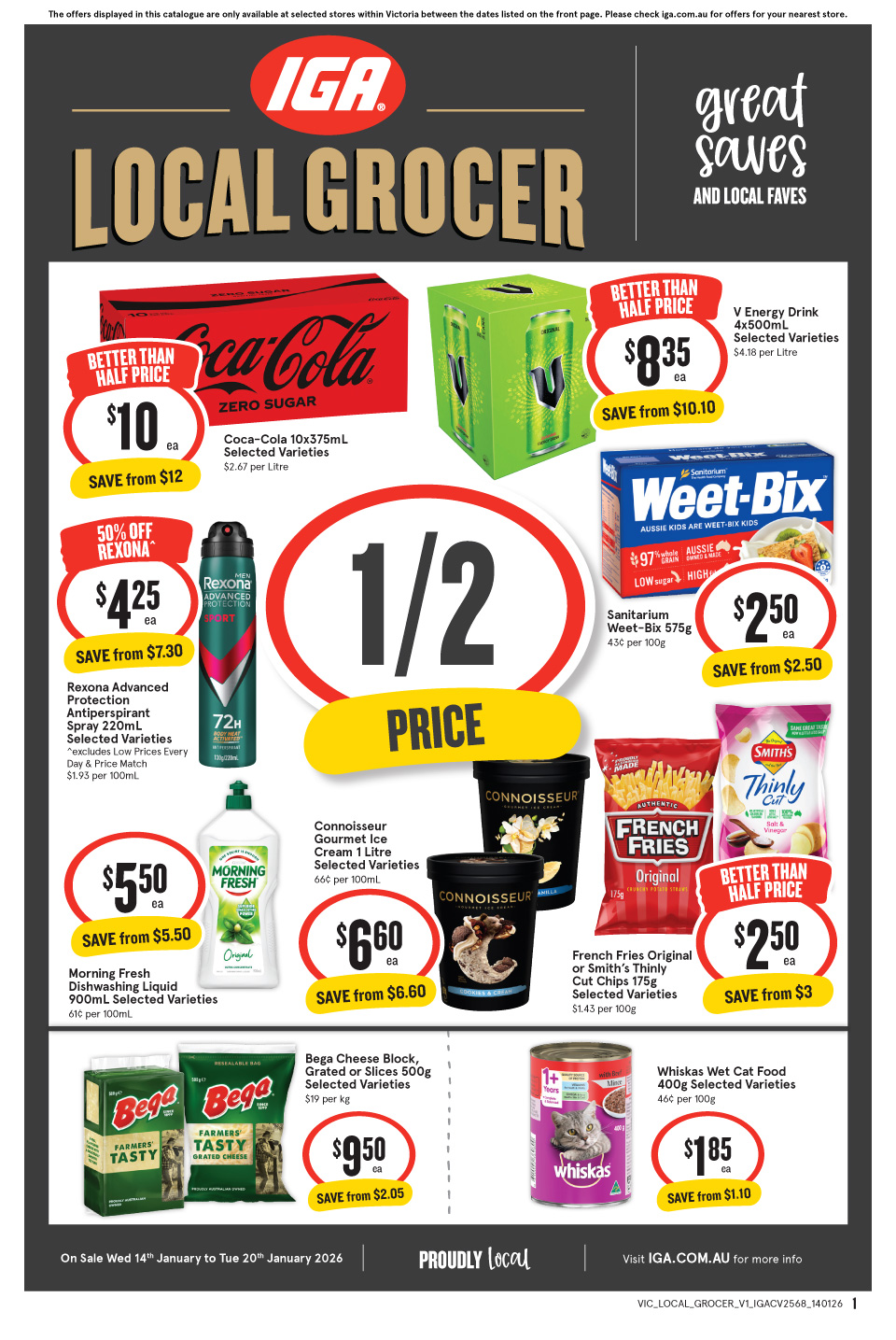 IGA Catalogue January 14 - 20, 2026 VIC Local Grocer | Catalogue AU