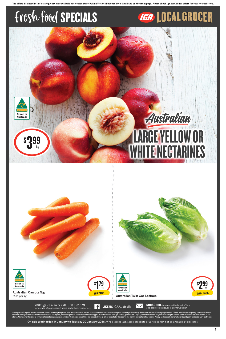 IGA Catalogue January 14 - 20, 2026 VIC Local Grocer | Catalogue AU