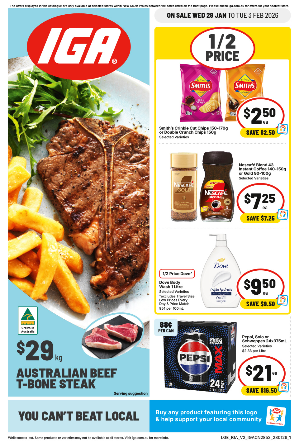 IGA Catalogue January 27 - February 3, 2026 NSW Large V2 | Catalogue AU